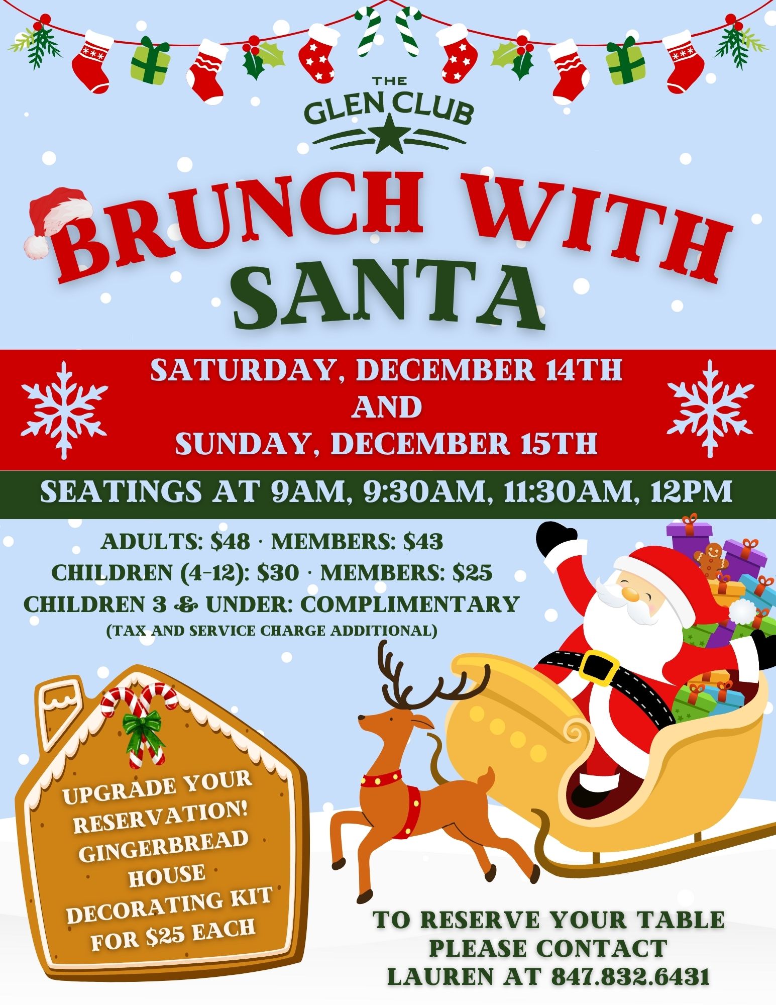 Bunch with Santa - The Glen Club